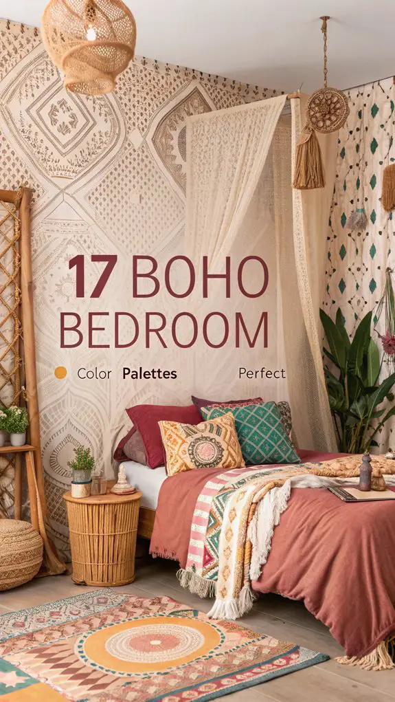 17 Boho Bedroom Color Palettes for the Perfect Color Mix ...