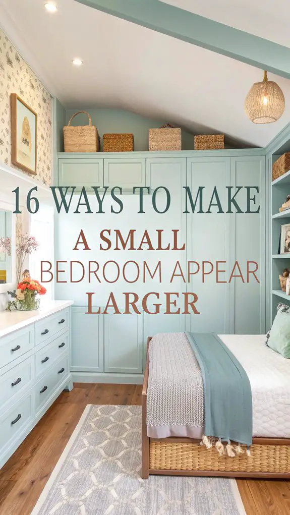 16 Ways to Make a Small Bedroom Appear Larger - moderndecorhome.com