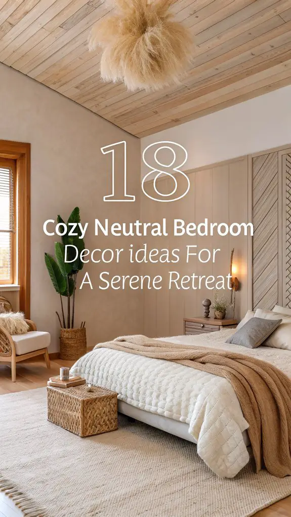 18 Cozy Neutral Bedroom Decor Ideas for a Serene Retreat ...
