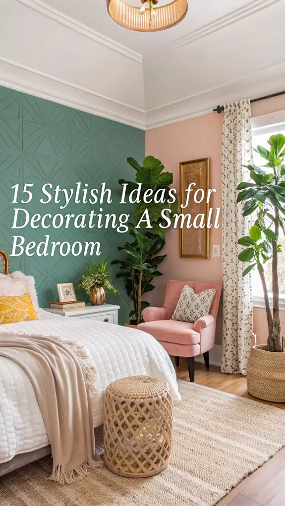 15 Stylish Ideas for Decorating a Small Bedroom - moderndecorhome.com