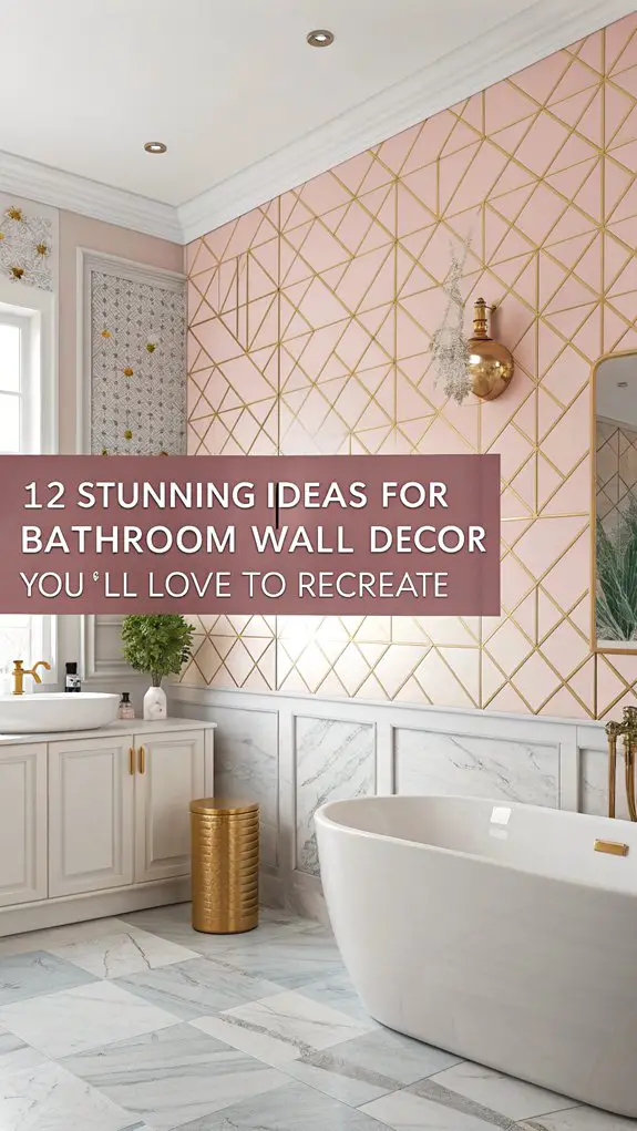 12 Stunning Ideas for Bathroom Wall Decor You’ll Love to Recreate ...