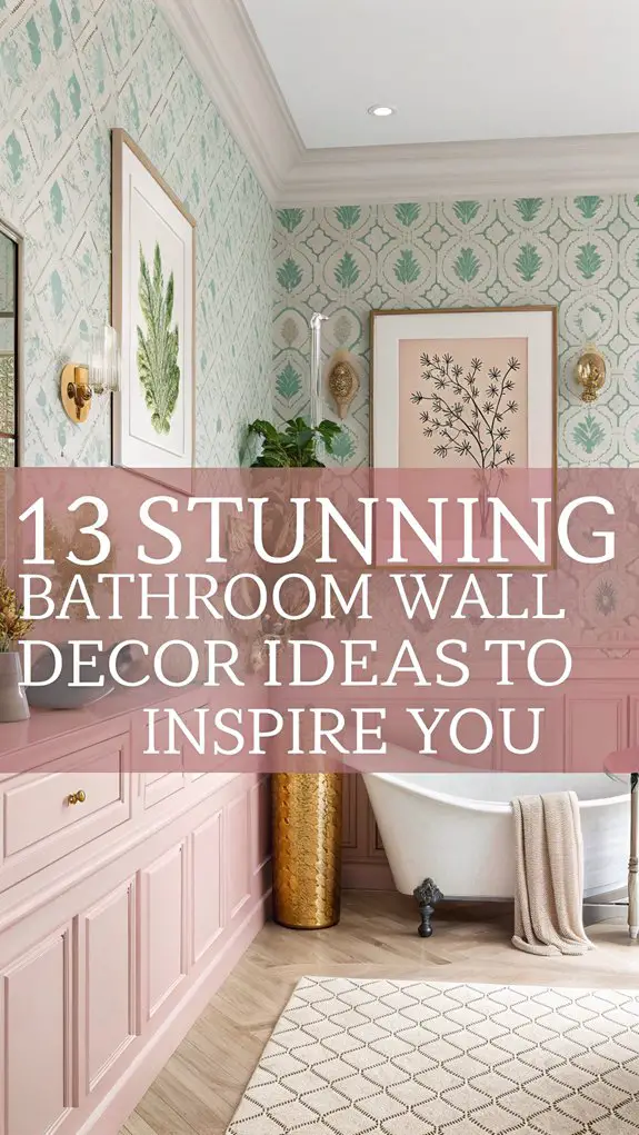 13 Stunning Bathroom Wall Decor Ideas to Inspire You - moderndecorhome.com