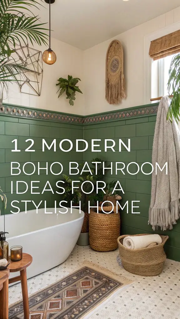 12 Modern Boho Bathroom Ideas for a Stylish Home - moderndecorhome.com