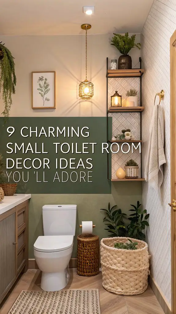 9 Charming Small Toilet Room Decor Ideas You’ll Adore - moderndecorhome.com
