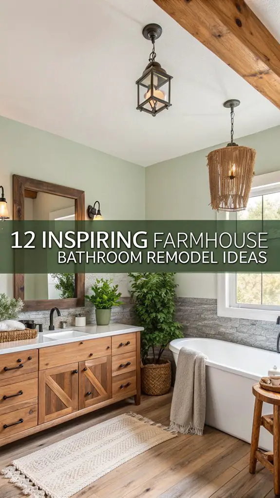 12 Inspiring Farmhouse Bathroom Remodel Ideas - moderndecorhome.com