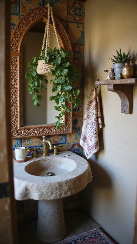 12 Boho Powder Room Ideas That Impress With Style and Personality ...