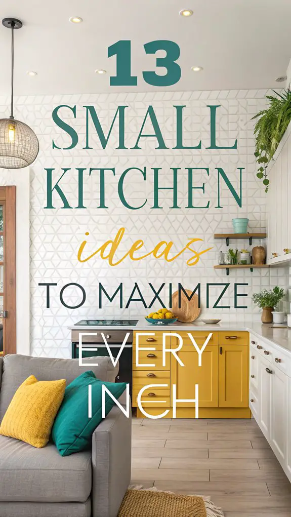 13 Small Kitchen Ideas to Maximize Every Inch - moderndecorhome.com