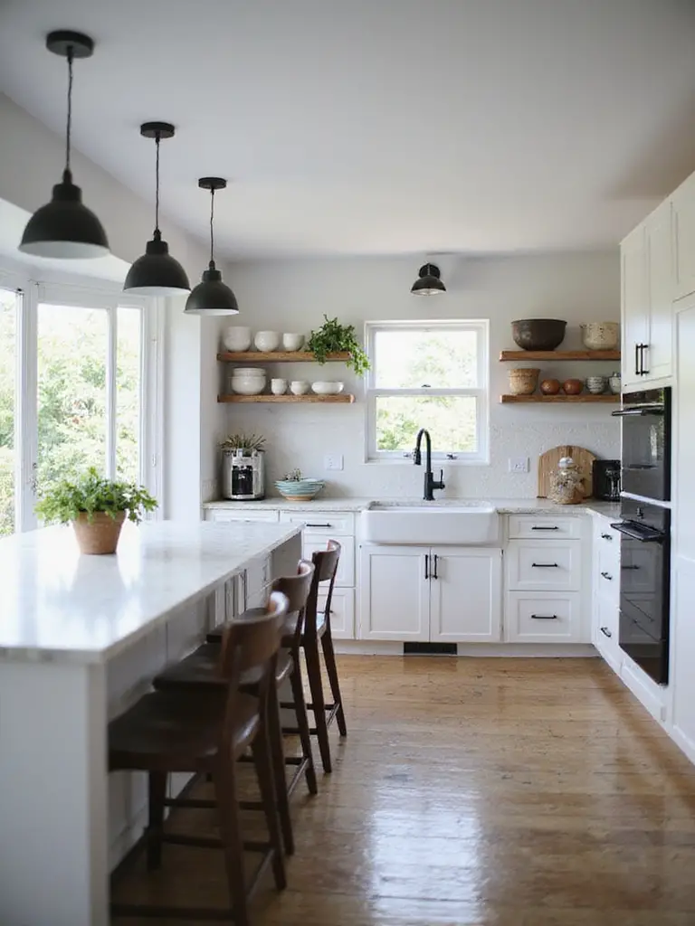 12 Modern Farmhouse Kitchen Designs for a Cozy and Contemporary Look ...