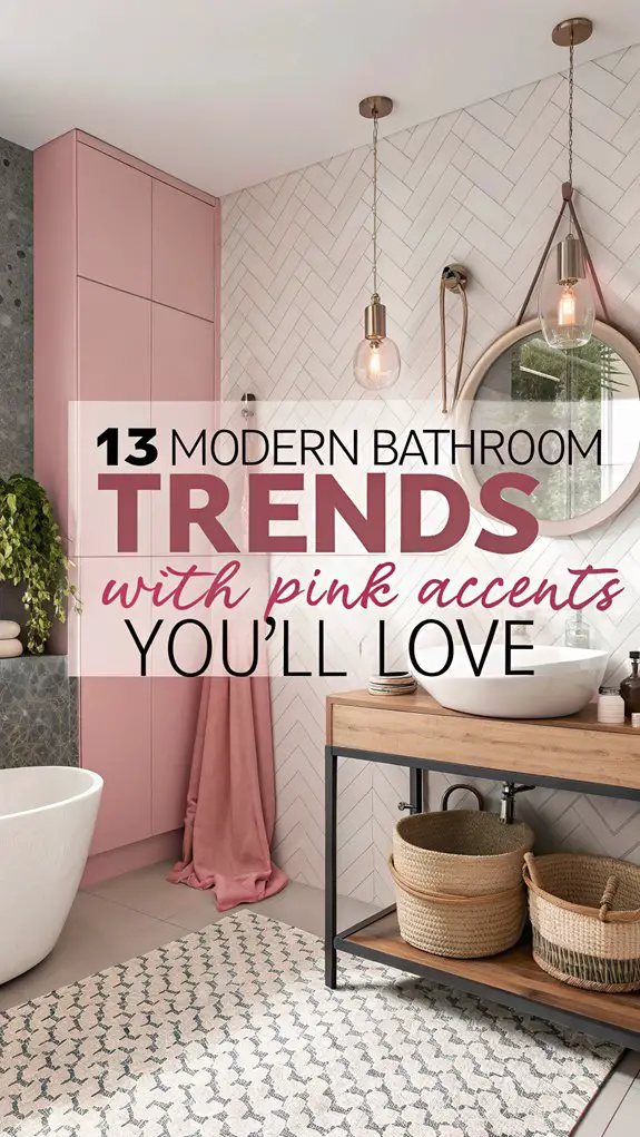 13 Modern Bathroom Trends With Pink Accents You’ll Love ...