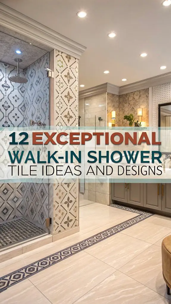 12 Exceptional Walk-In Shower Tile Ideas and Designs - moderndecorhome.com