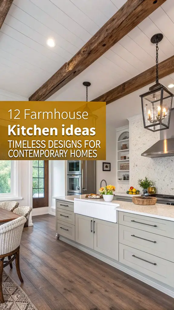 12 Farmhouse Kitchen Ideas: Timeless Designs for Contemporary Homes ...