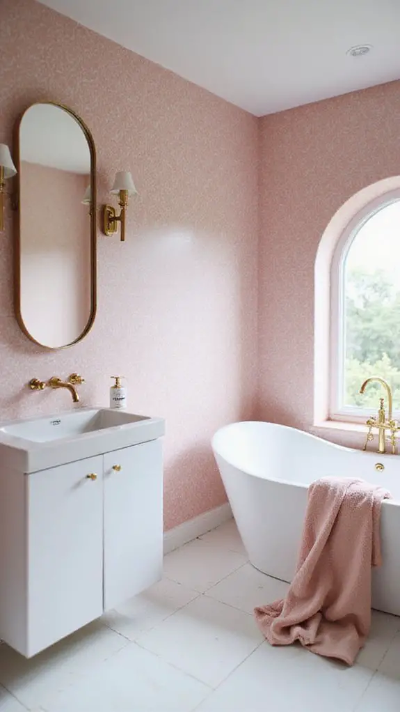 13 Modern Bathroom Trends With Pink Accents You’ll Love ...