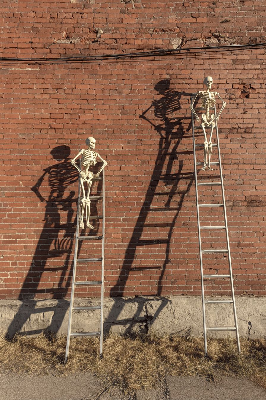 19 Humorous Outdoor Skeleton Displays for Halloween - moderndecorhome.com