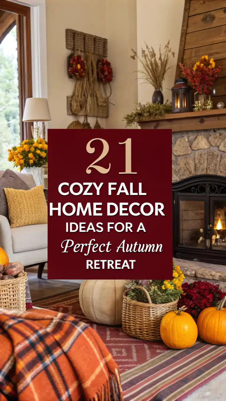 18 Cozy Ideas for Transforming Your Fall Living Room Decor ...