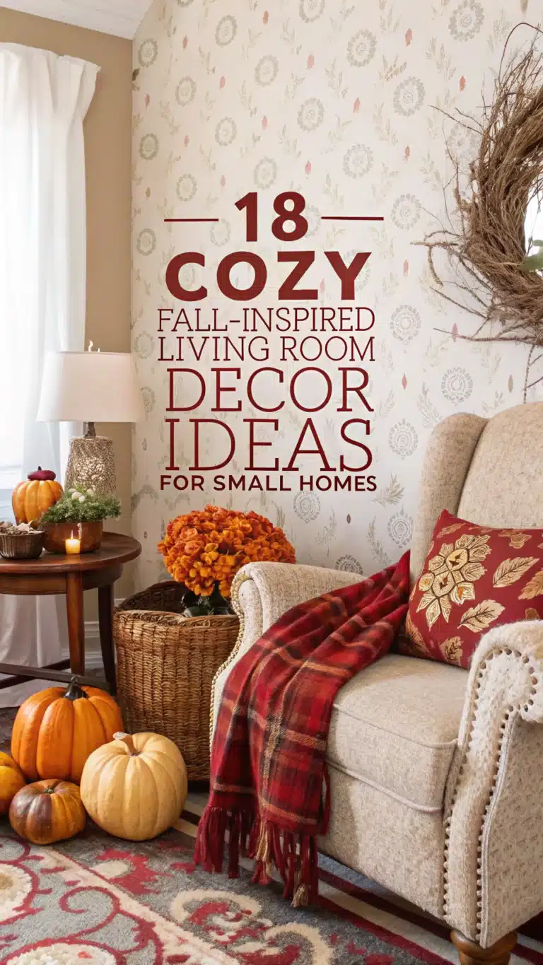 18 Cozy Living Room Decorating Ideas for Fall - moderndecorhome.com