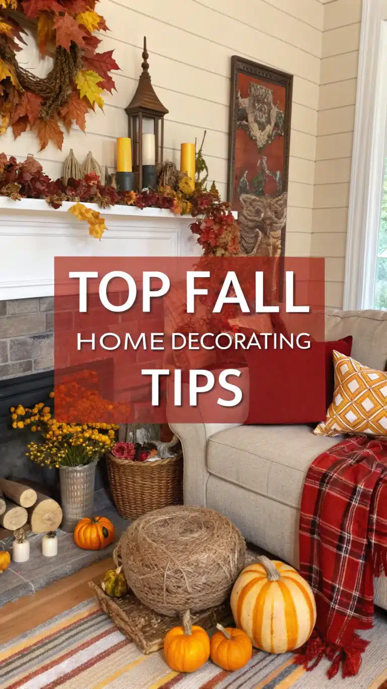 18 Cozy Fall Inspired Living Room Decorating Ideas - moderndecorhome.com