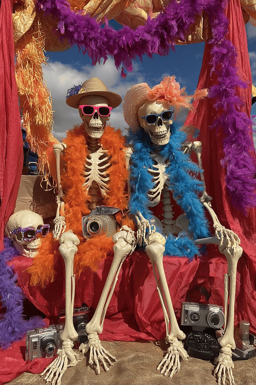 19 Humorous Outdoor Skeleton Displays for Halloween - moderndecorhome.com