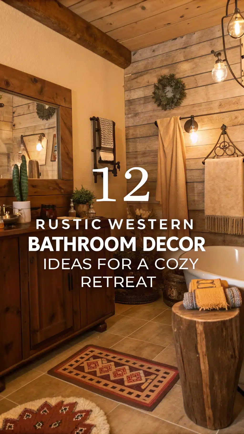 12 Rustic Western Bathroom Decor Ideas for a Cozy Retreat ...