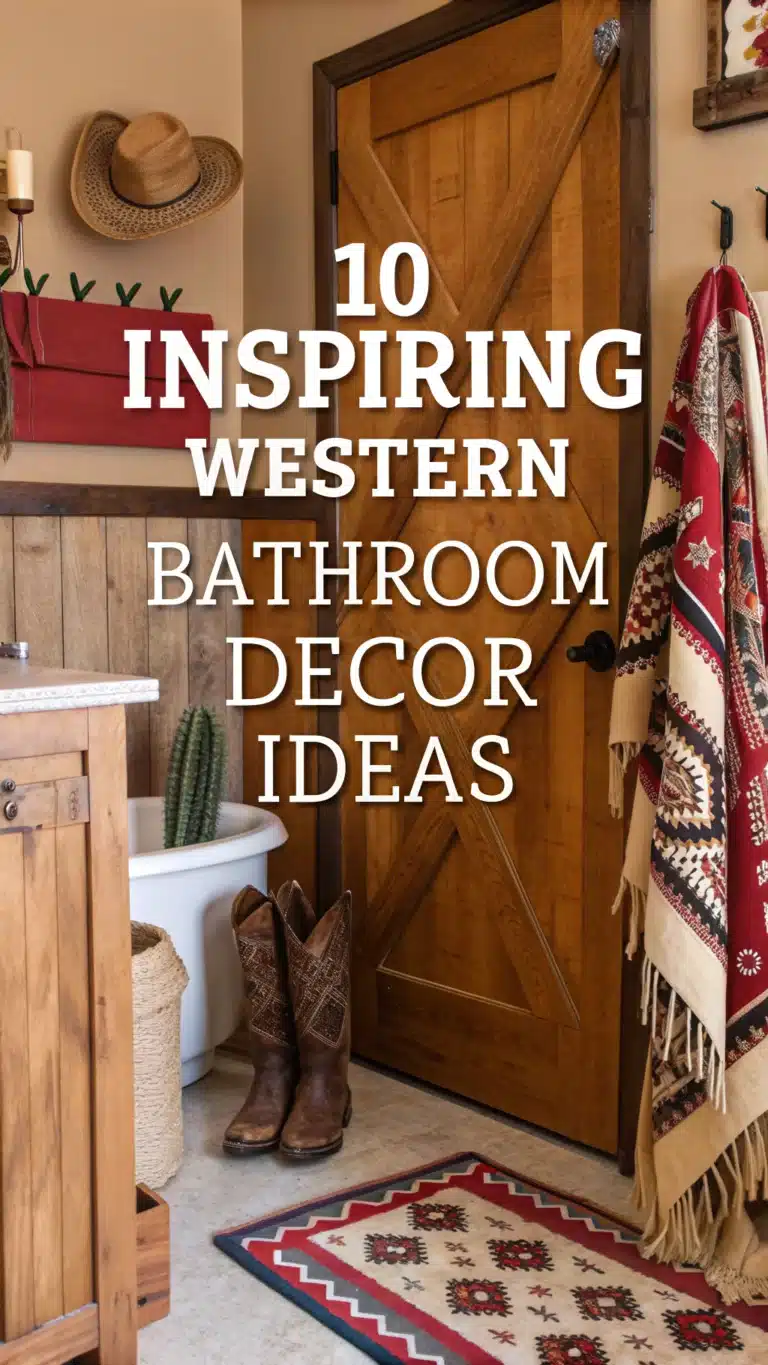 10 Fresh Boho Western Bathroom Ideas – moderndecorhome.com