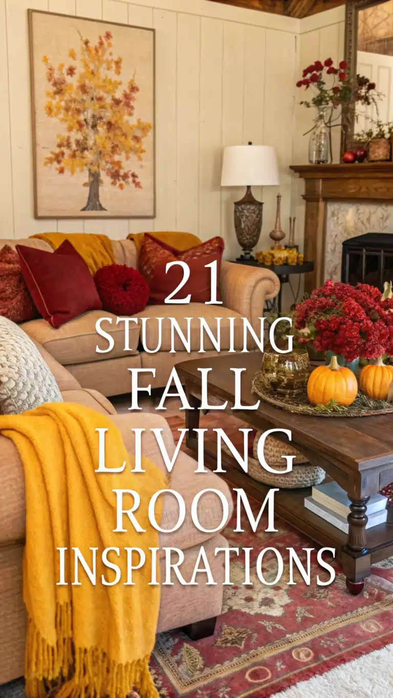 18 Cozy Living Room Decorating Ideas for Fall - moderndecorhome.com