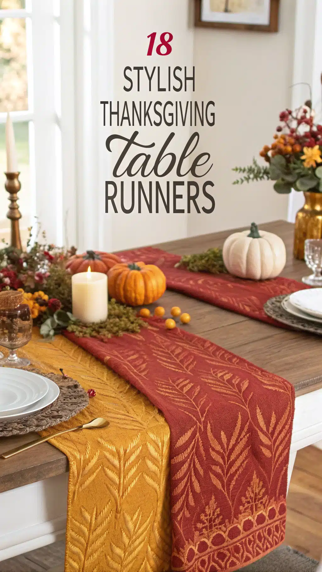 18 Stylish Thanksgiving Table Runners - moderndecorhome.com