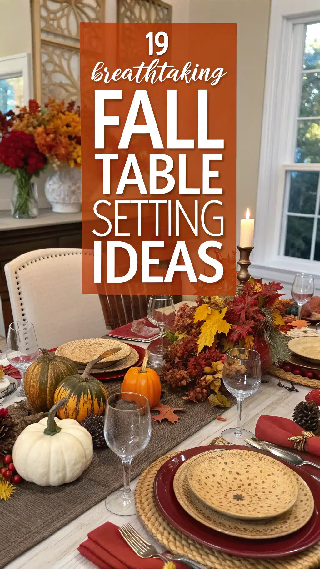 19 Breathtaking Fall Table Setting Ideas - moderndecorhome.com
