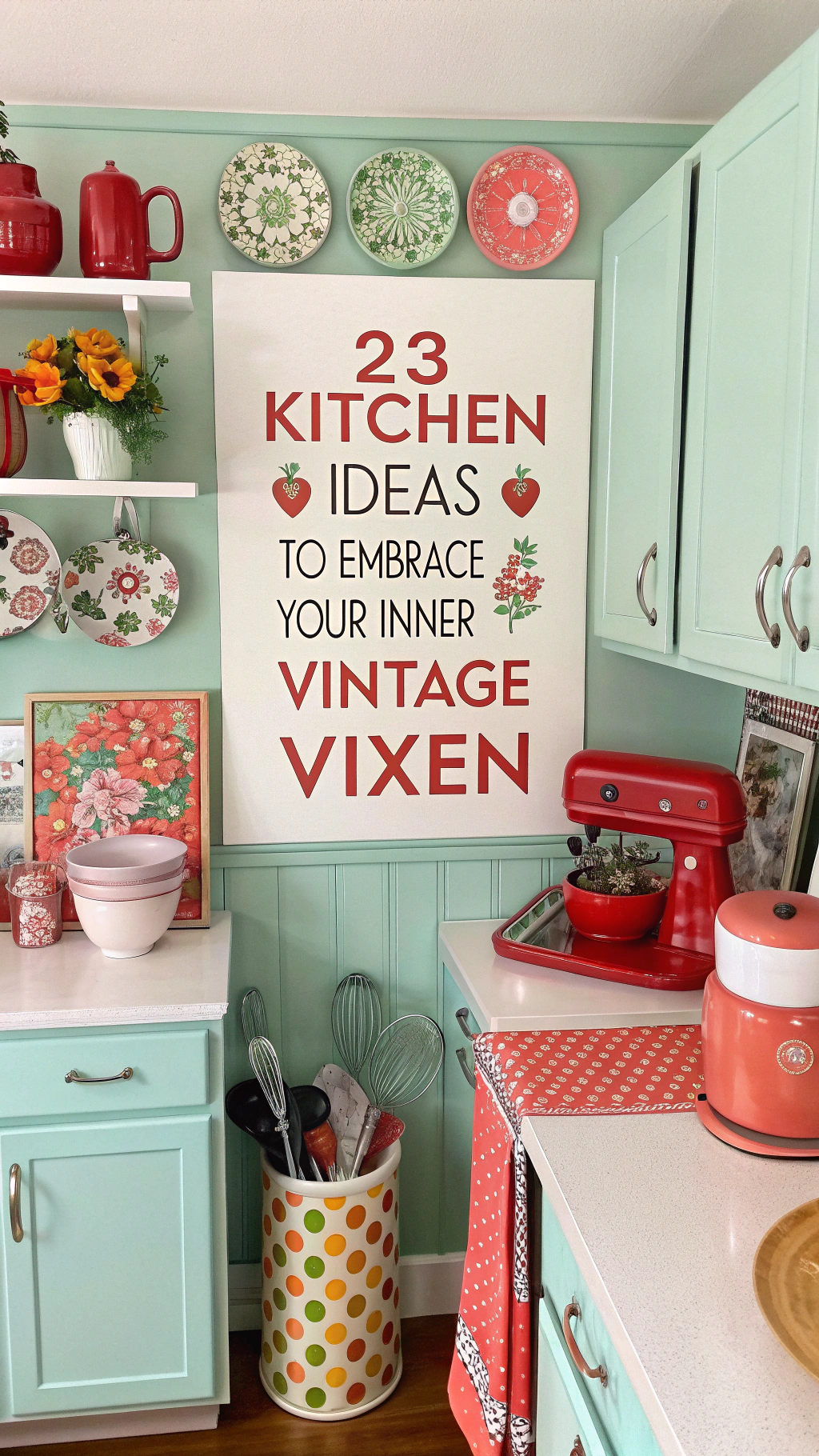 23 Kitschy Kitchen Ideas to Embrace Your Inner Vintage Vixen ...