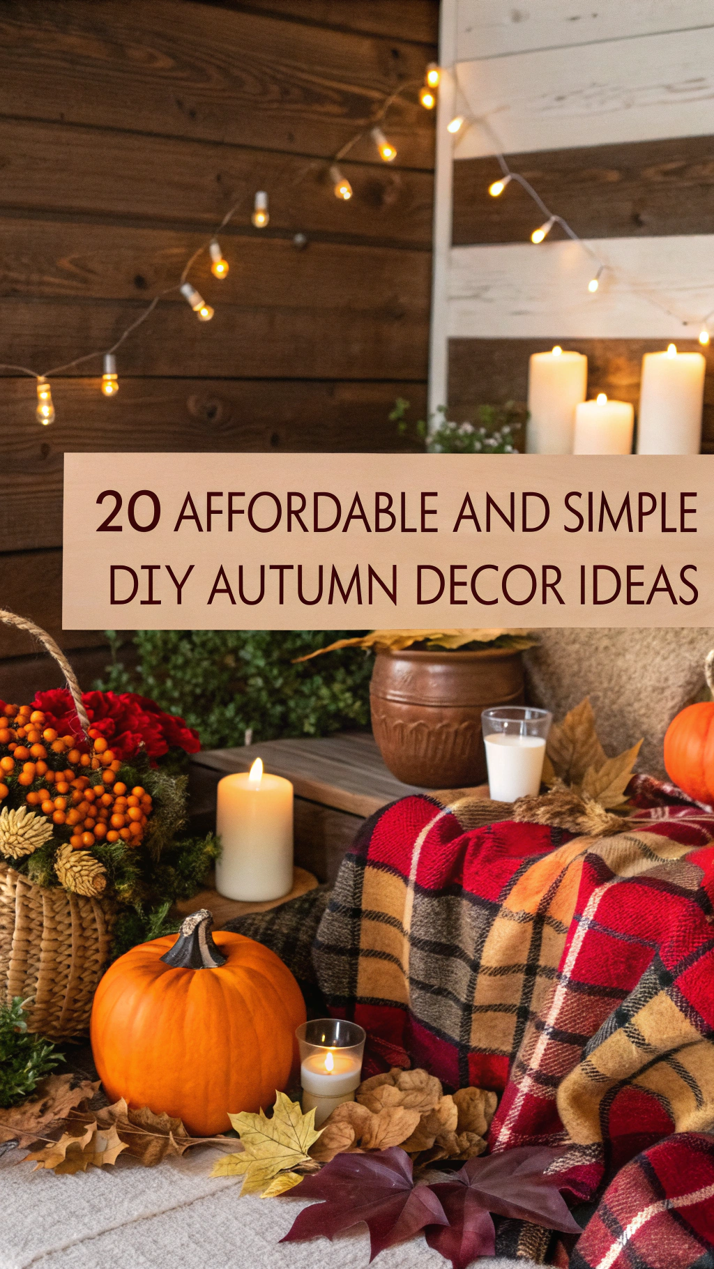 20 Affordable and Simple DIY Autumn Decor Ideas - moderndecorhome.com