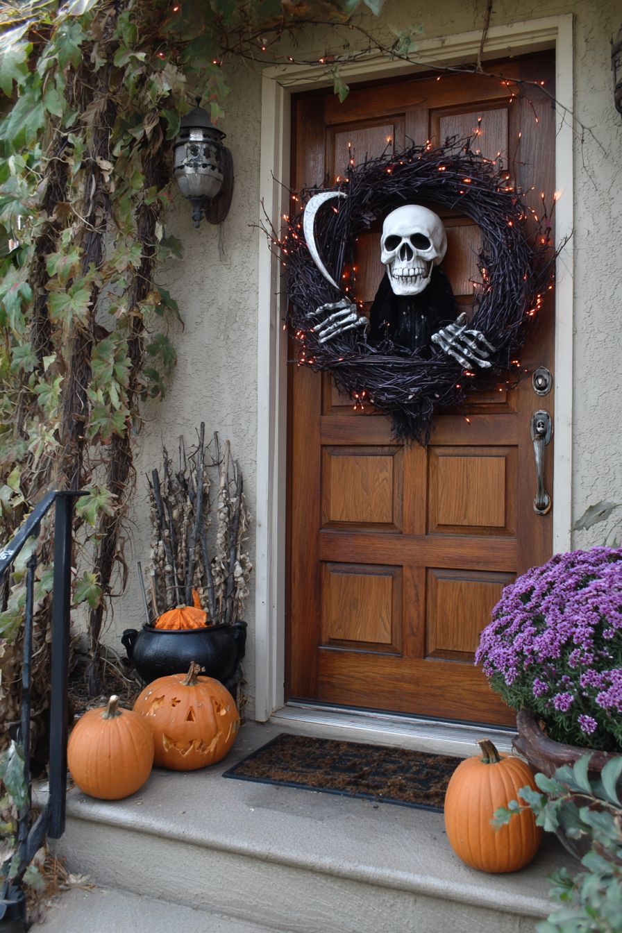 20 Cute and Fun Halloween Door Decorating Ideas - moderndecorhome.com